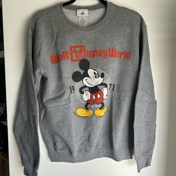Disney | Tops | Disney Grey Sweatshirt | Poshmark